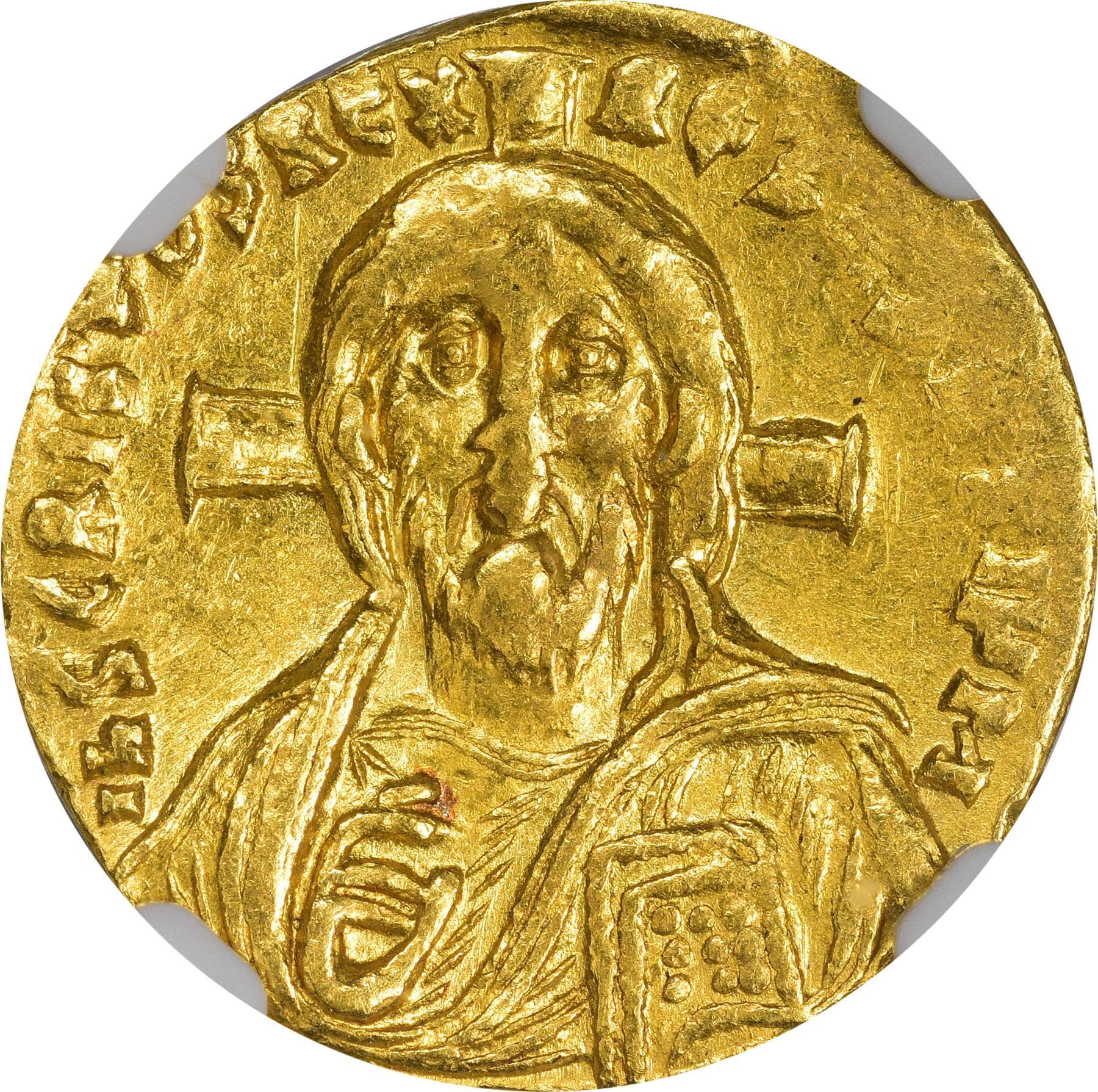 Byzantine Empire. Justinian II. AD 685-695 Gold Solidus. EF NGC.