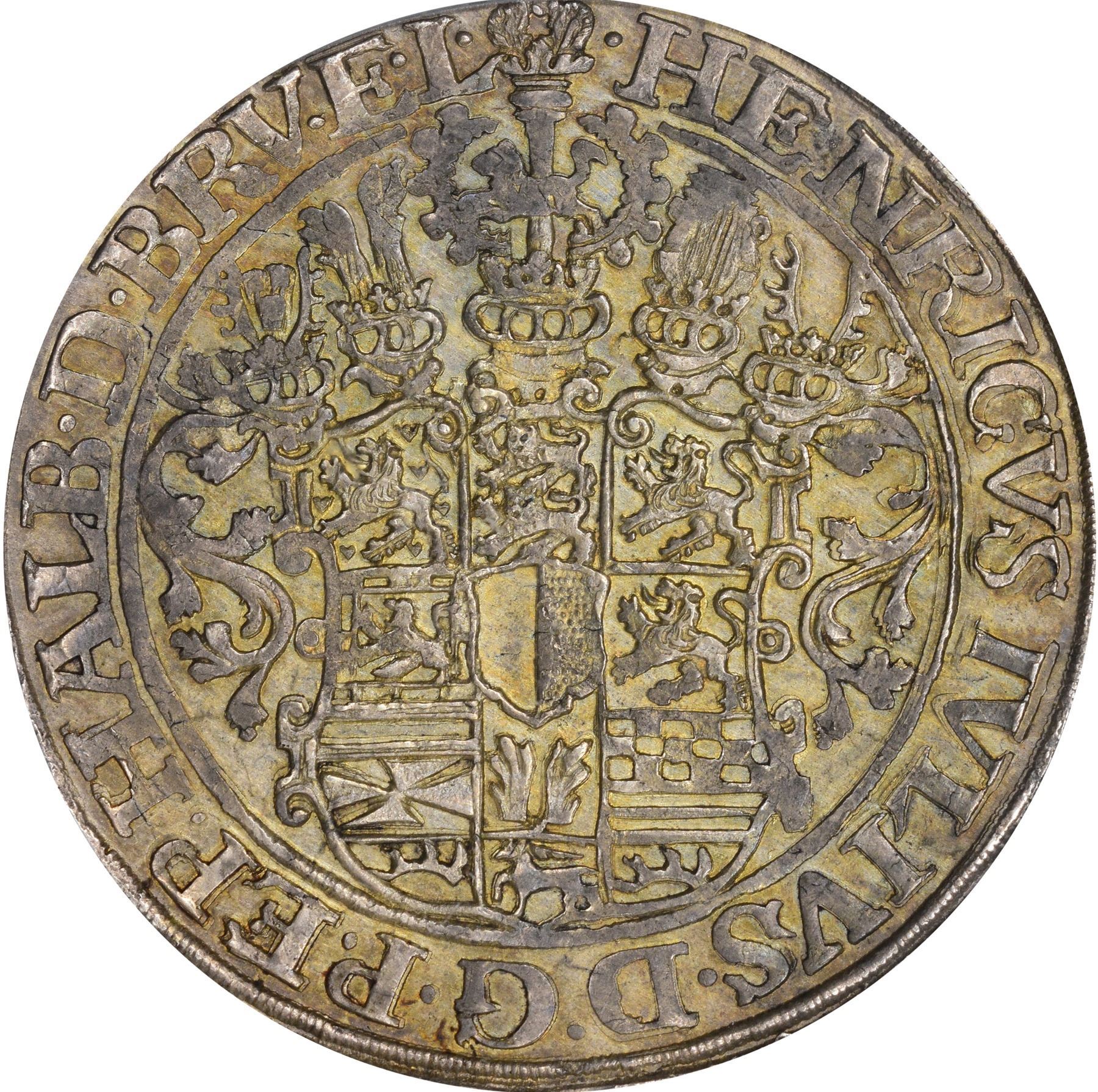 German States. Brunswick-Wolfenbüttel. 1602 Wildman Thaler. Dav-6292 ...
