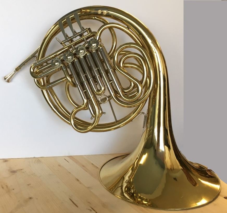 Double French Horn - Besson with mouthpiece and case