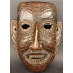 Tibetan/Monpa Antique Mask, 19th Century #1230052