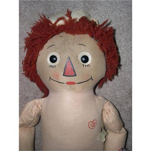Georgene Raggedy Andy Black outlined nose #1239591