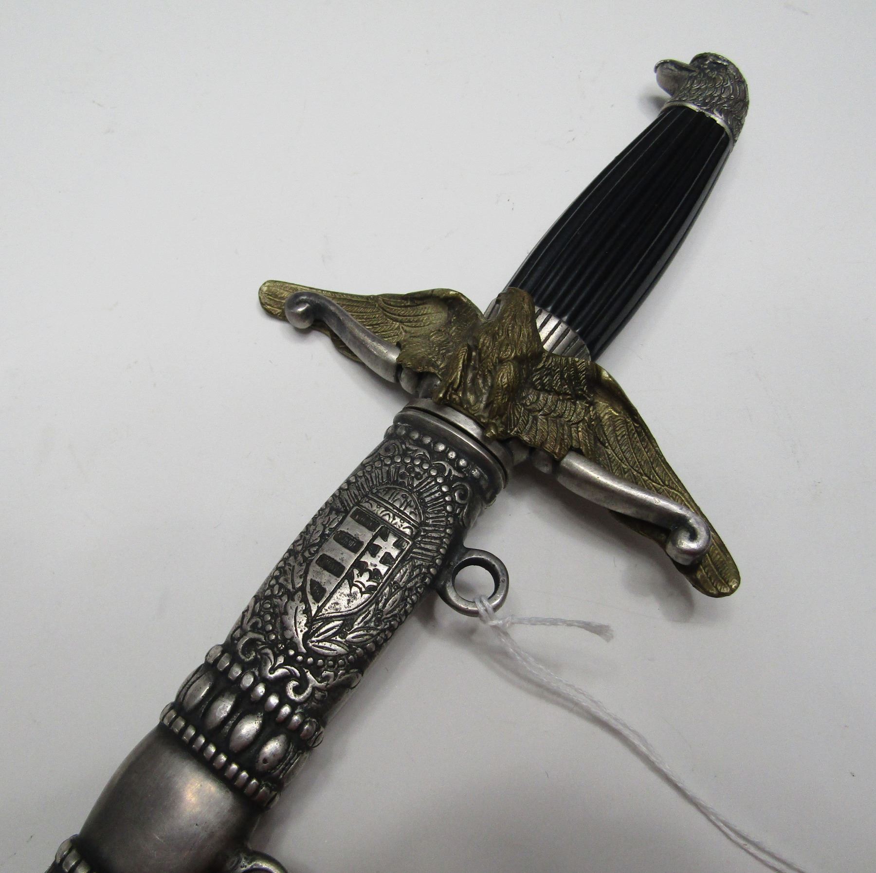 WW2 HUNGARIAN DAGGER MESZAROS LAJOS BUDAPEST 1944