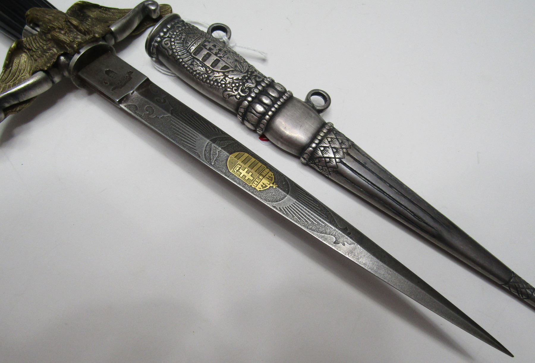 WW2 HUNGARIAN DAGGER MESZAROS LAJOS BUDAPEST 1944