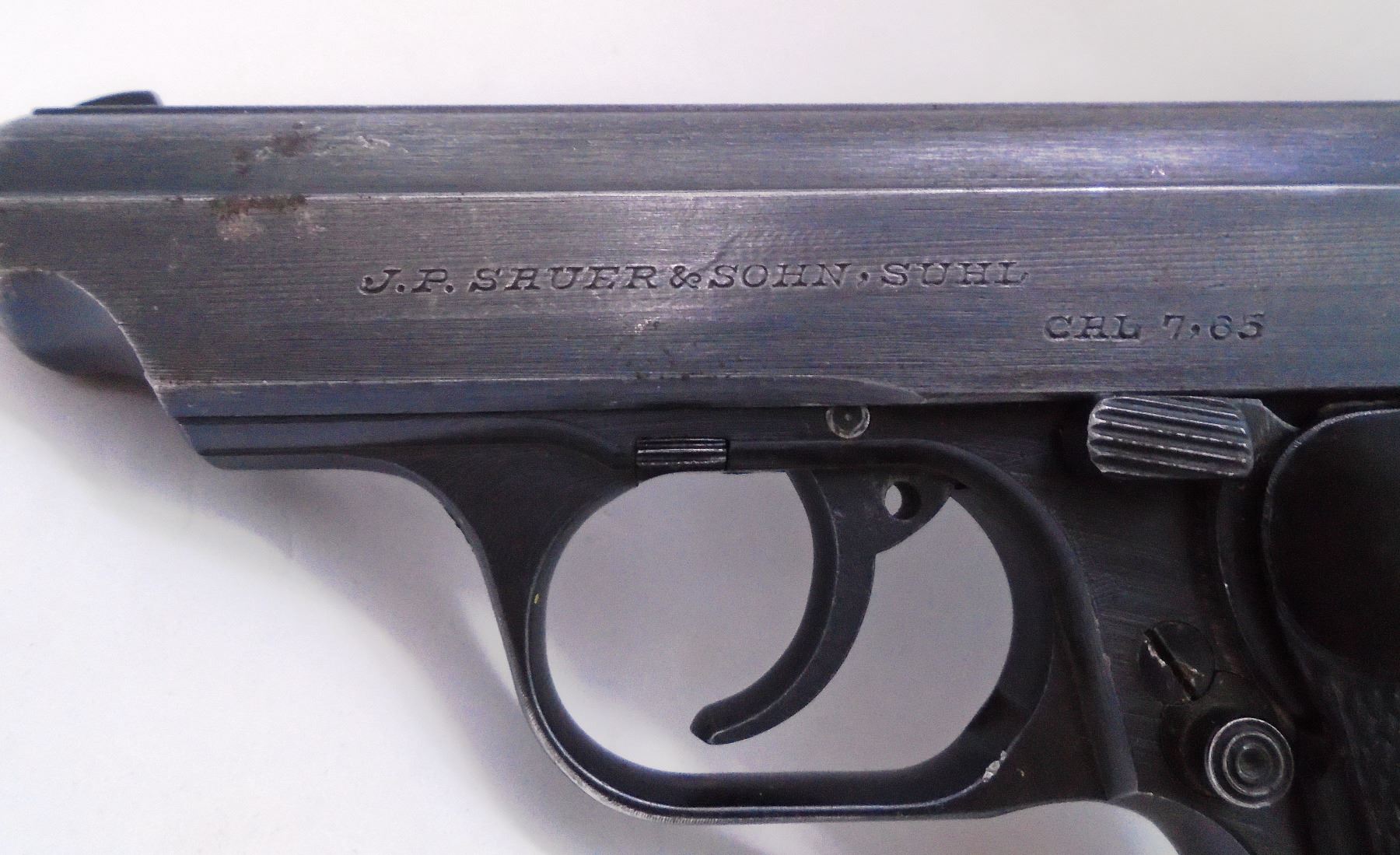 JP SAUER & SOHN SUHL PISTOL 7.65 CAL GERMAN PROOF