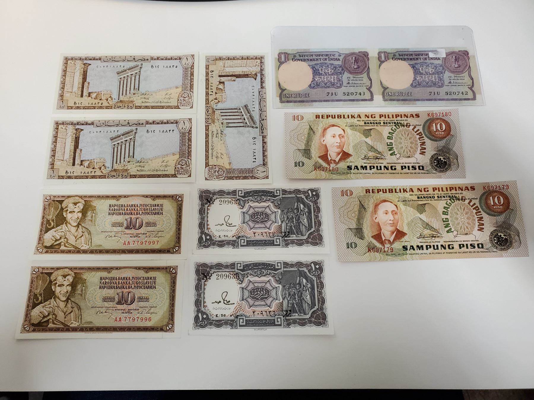Lot Of Foreign Money Sequential Serial s Etc lot-of-foreign-money-sequential-serial-s-etc