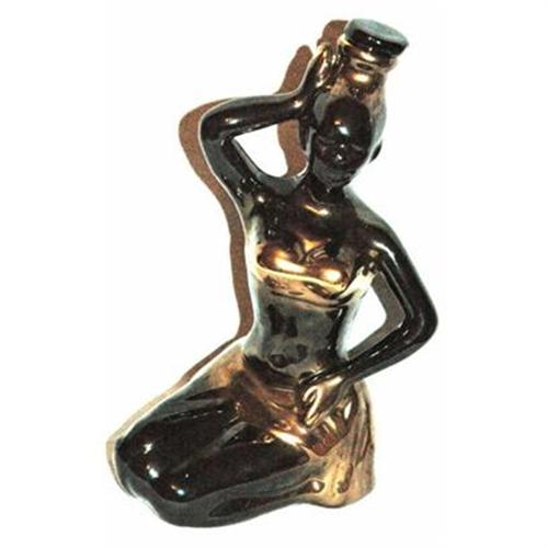 Rare Black African Beauty Woman Decanter #1270933