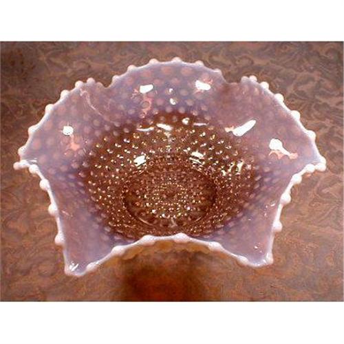PINK Hobnail OPALESCENT Bowl DUNCAN Miller #1254492