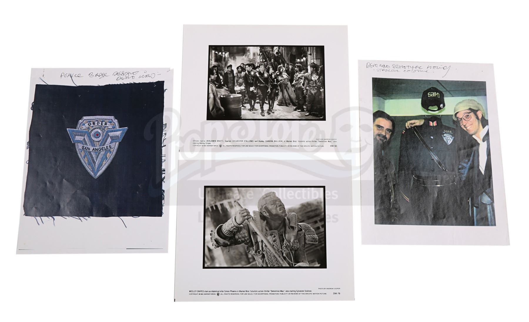 DEMOLITION MAN (1993) - Bob Ringwood Hand-painted Main Character ...