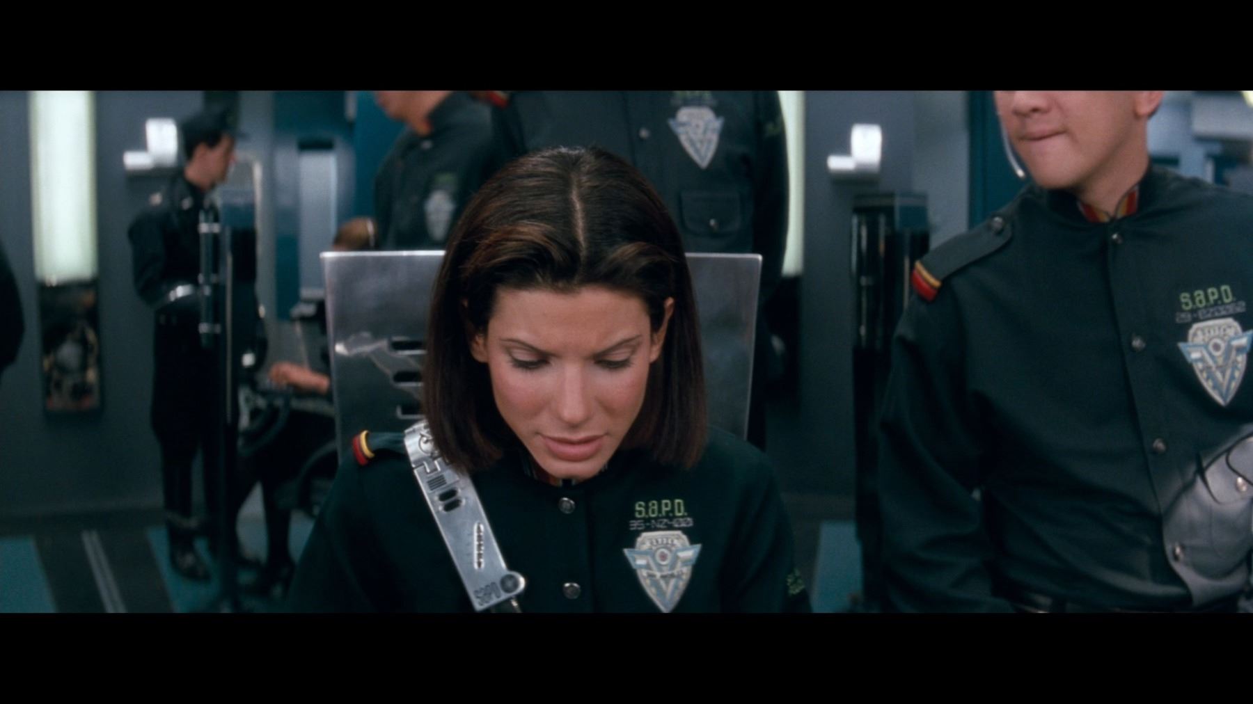 Demolition Man 1993 Lenina Huxleys Sandra Bullock Sapd Shirt