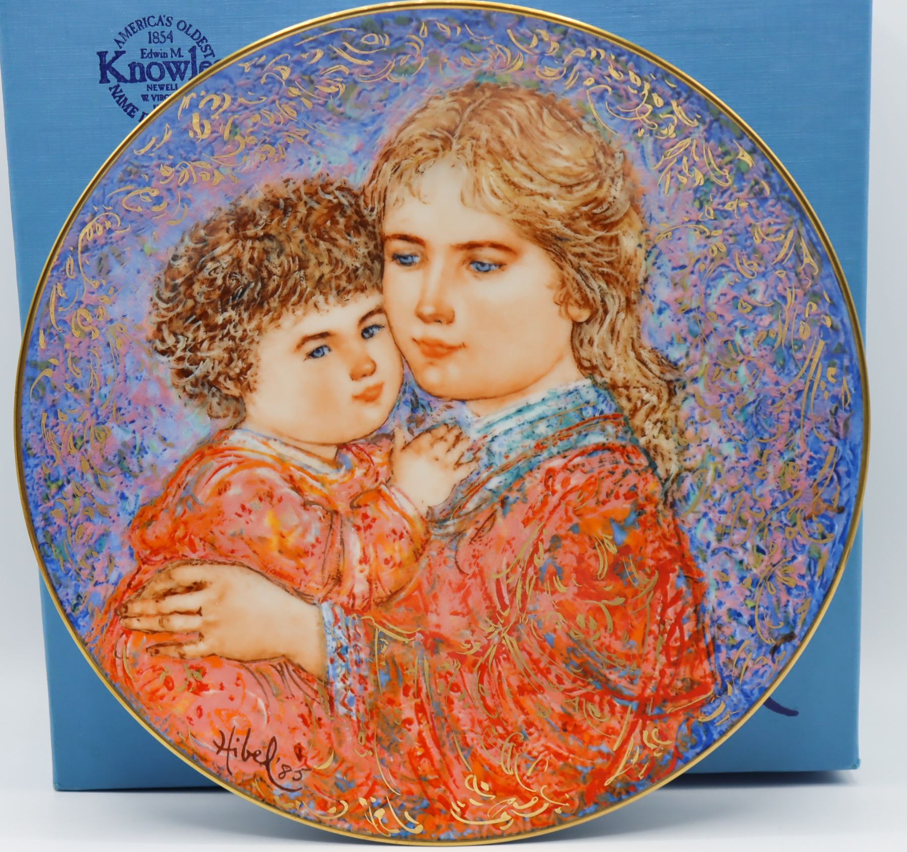 Collection of (6) Edna Hibel Plates, Royal Doulton