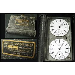 Unique Pigeon Timer No. 328 C.W. Gronem