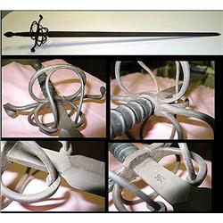 Elizabethan rapier. Victorian era repr