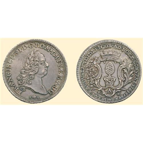 GERMANY COINS Francis I, 1745-1765. Thaler 1765 (28.05 g). Bu