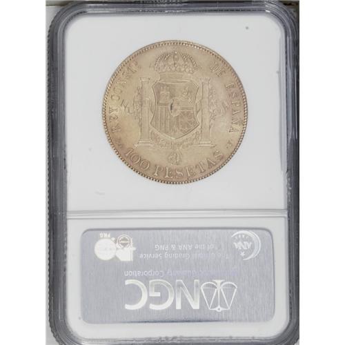 Alfonso XIII gold 100 Pesetas 1897 (97) SG V, KM-708, A