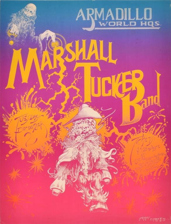 AWHQ Marshal Tucker Band Poster Danny Garrett