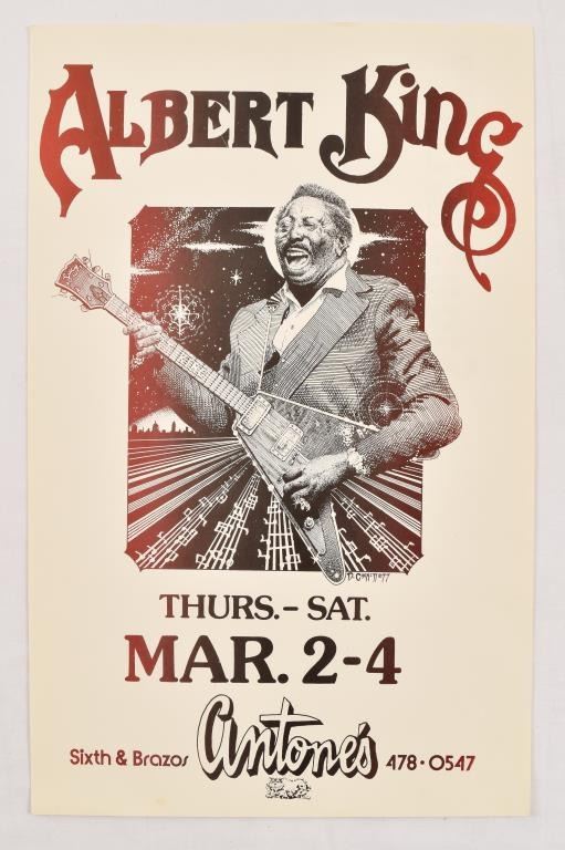 Albert King Antone's Poster Danny Garrett '77
