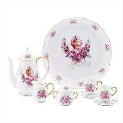 Pink Mini Rose Tea Set