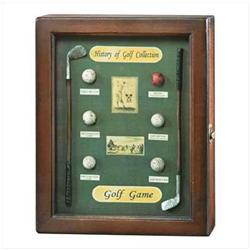 History Of Golf Shadow Box