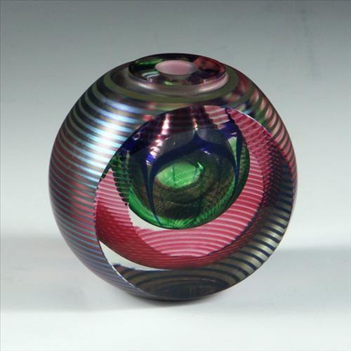 PAPERWEIGHT ABELMAN SIGNED 1983 SOMERSO