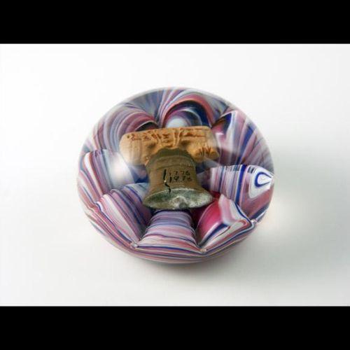 PAPERWEIGHT: Paperweight by St. Clair, Elmwood, Indiana. This signed ...