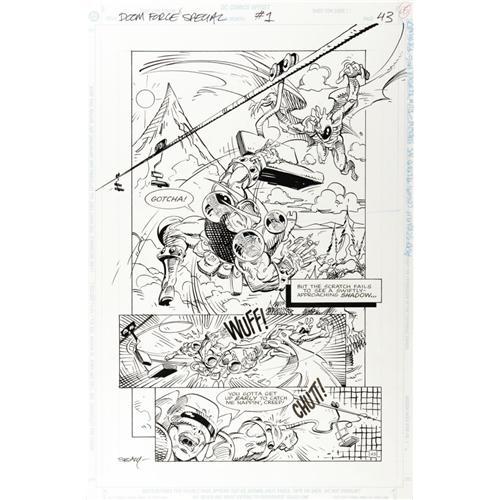 Ken Steacy - Doom Force Special #1, page 43 Art