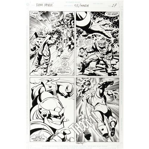 Ken Steacy - Doom Patrol #53 Original Art
