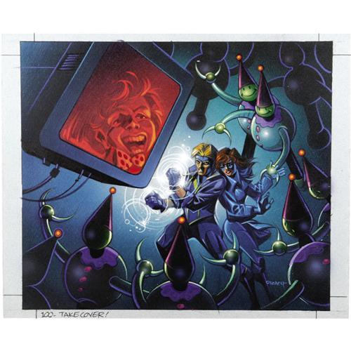 Ken Steacy - X-Men Trading Card Illustration Art