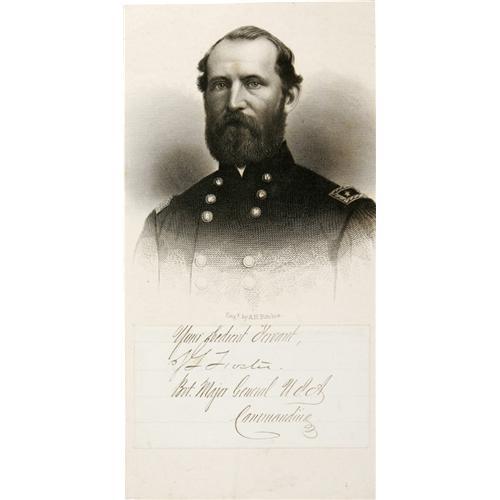 John G. Foster Signature as Bvt Major General