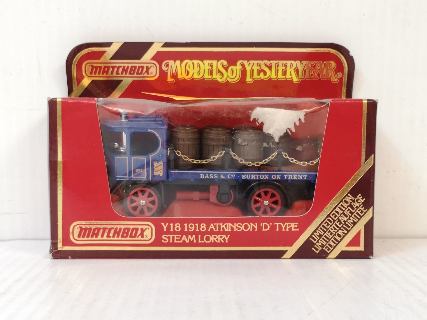 MATCHBOX 1918 ATKINSON D TYPE STEAM LORRY DIECAST