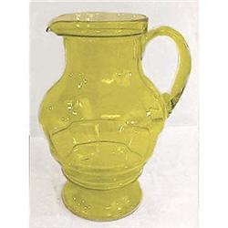 Dunbar Yellow Elegant Depression Glass Pitcher #1353881