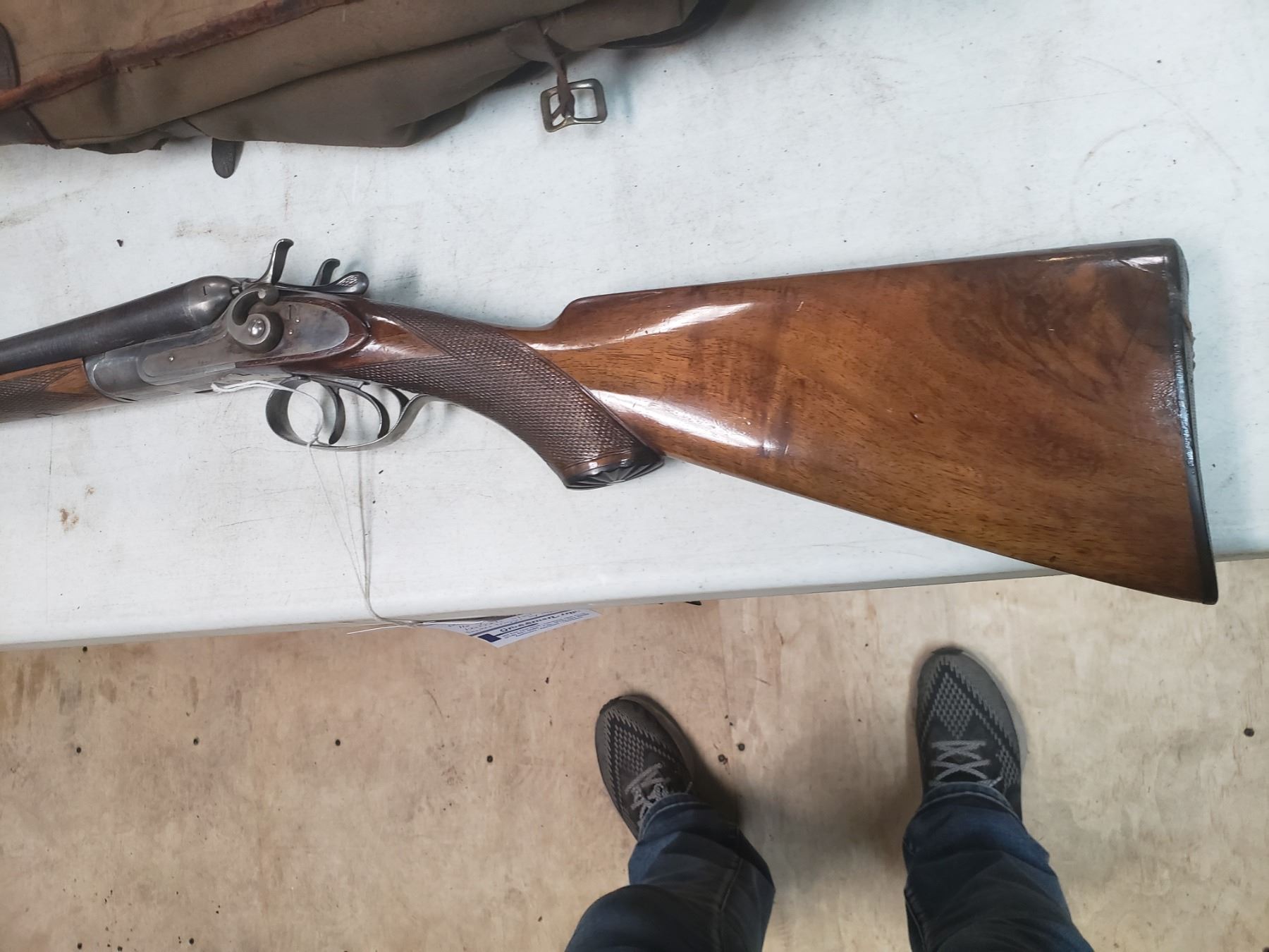 MANHATTAN ARMS CO 16 GAUGE SIDE BY SIDE DOUBLE BARREL, DOUBLE TRIGGER ...