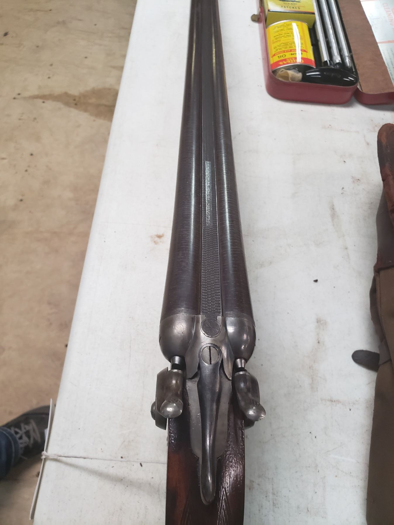 MANHATTAN ARMS CO 16 GAUGE SIDE BY SIDE DOUBLE BARREL, DOUBLE TRIGGER ...