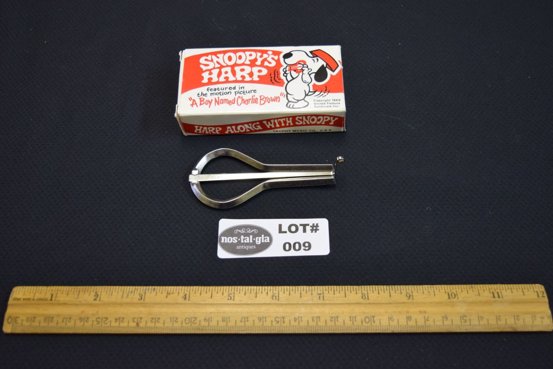 Snoopy's Harp in Original Box