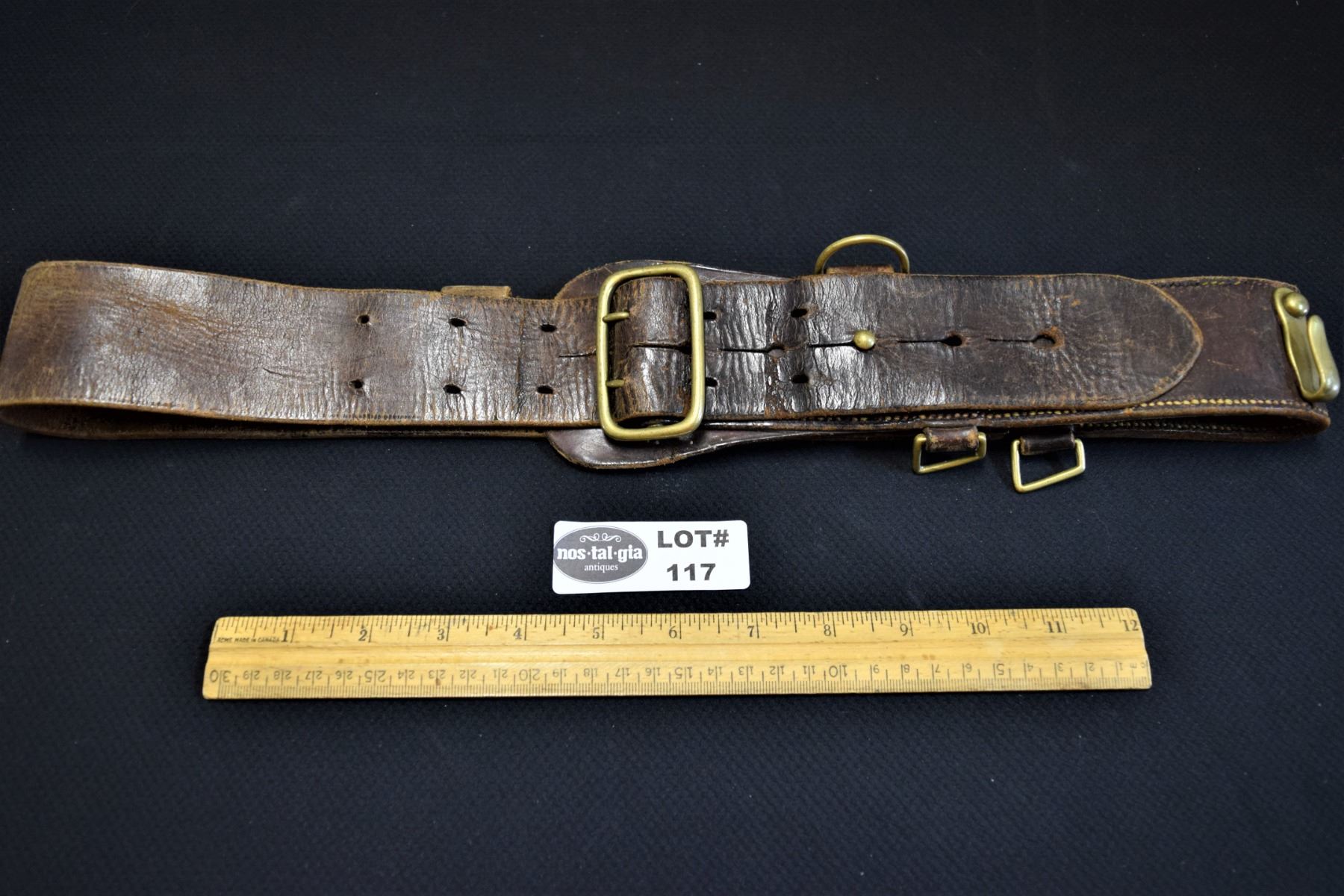 British Officers WW1-WW11 Sam Brown Pistol/Sword Belt