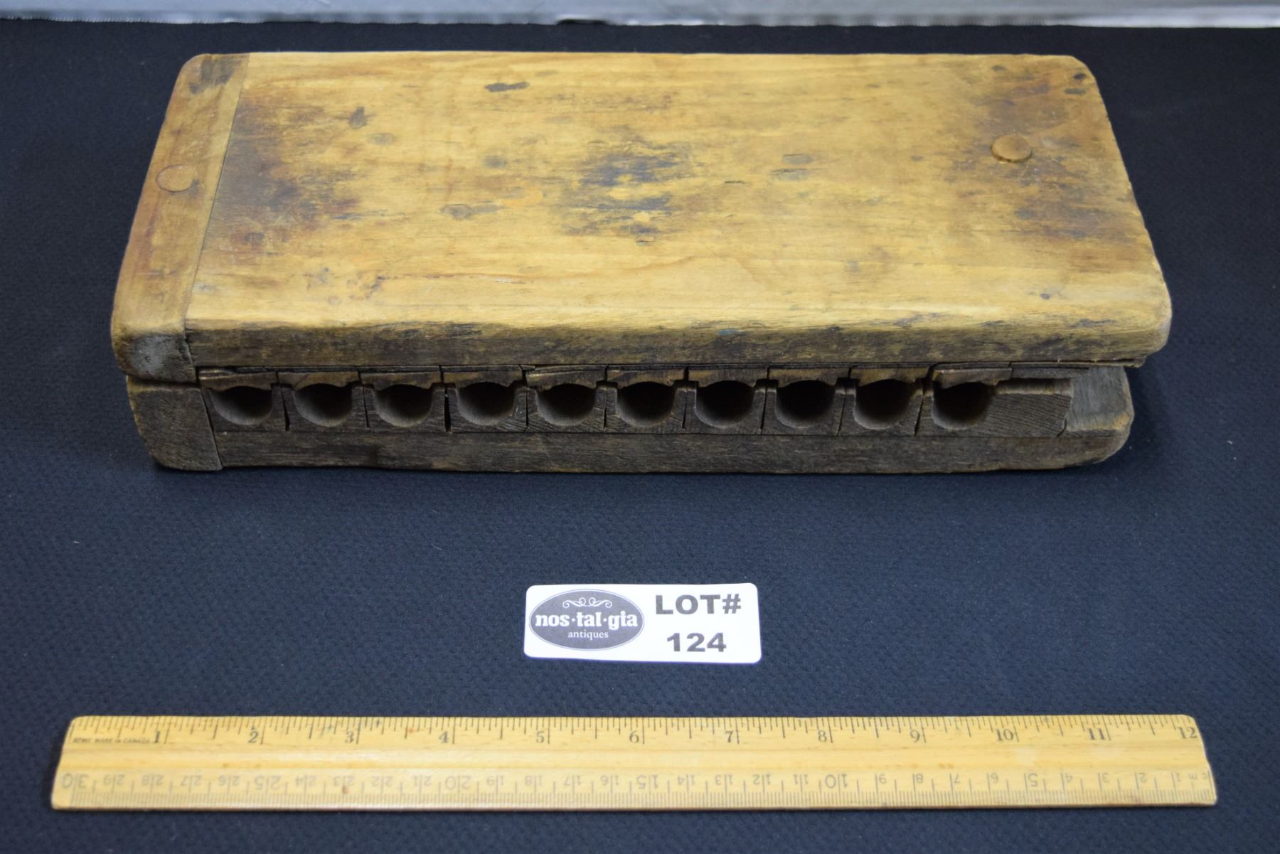Antique Wood Durex Factory Cigar Mold