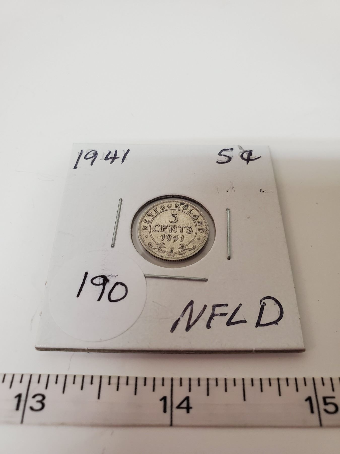 1941 NEWFOUNDLAND 5¢ FIVE CENT - Schmalz Auctions