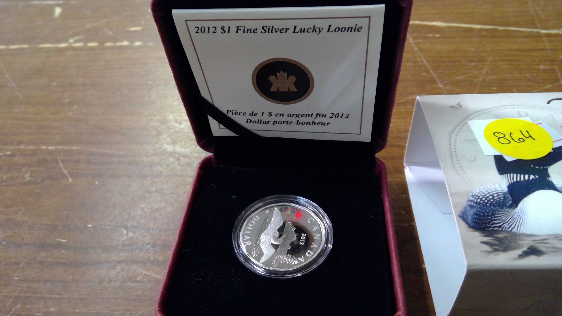 CANADA 2012 25TH ANNIVERSARY OF THE LUCKY LOONIE PAINTED - Schmalz Auctions