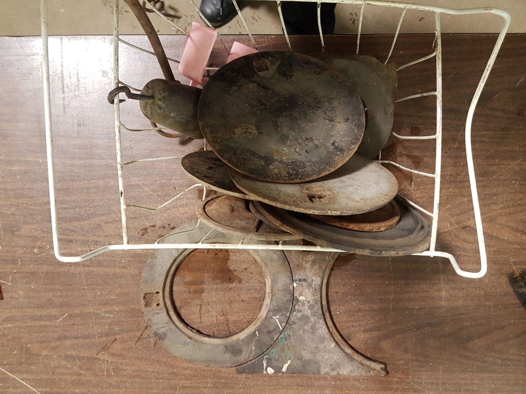 Lot Wood Stove Parts Schmalz Auctions lot-wood-stove-parts-schmalz-auctions
