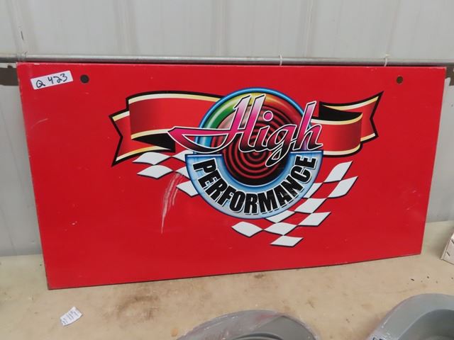 Metal High Performance Sign 22" x 43"