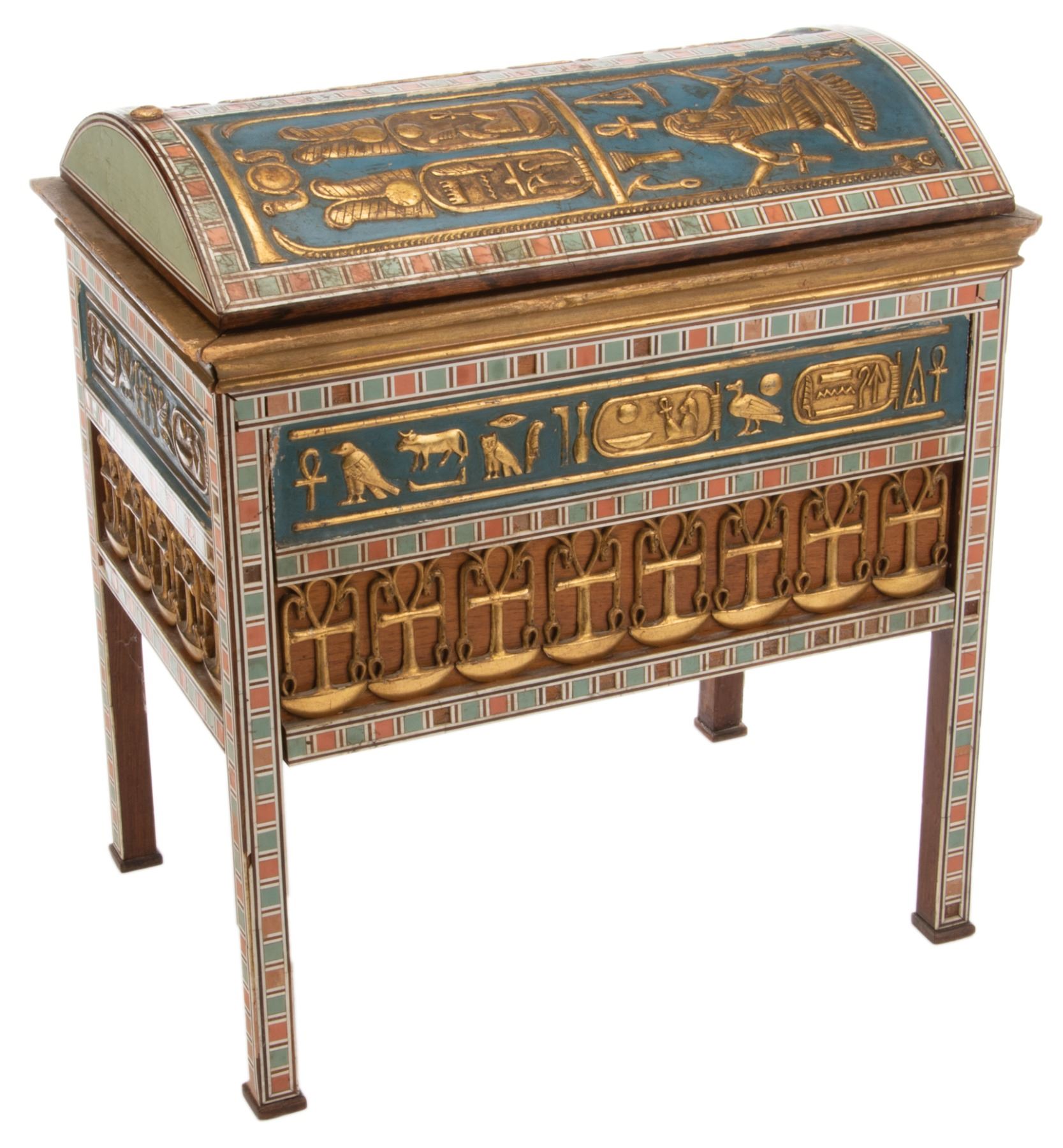 Egyptian-style jewelry box set piece from Cleopatra.