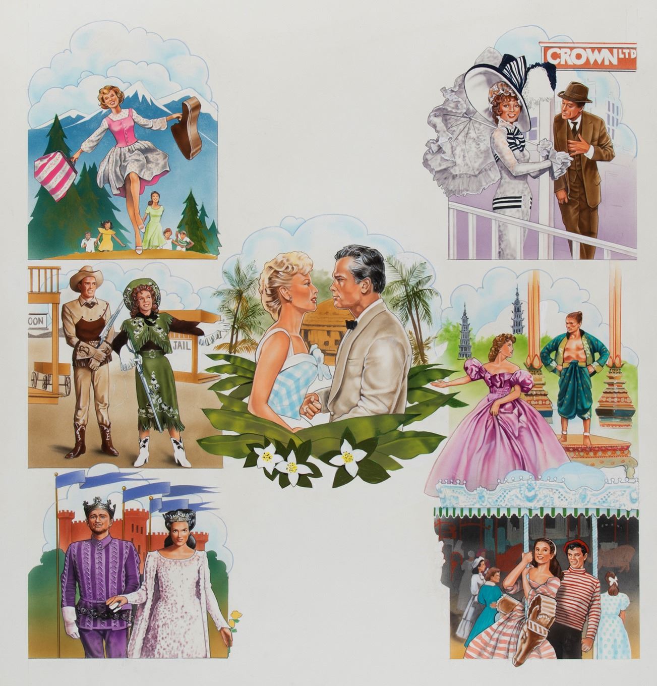 Joann Daley pair of original promotional artworks for 101 Great ...