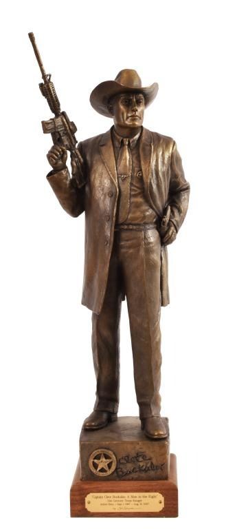 Texas Ranger Clete Buckaloo Bronze Statue