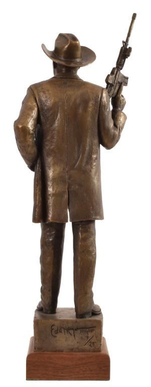 Texas Ranger Clete Buckaloo Bronze Statue