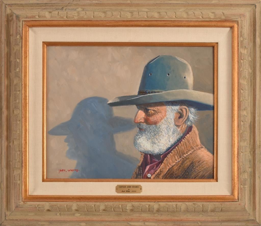 Texas Ranger John R Hughes Oil Painting Jack White