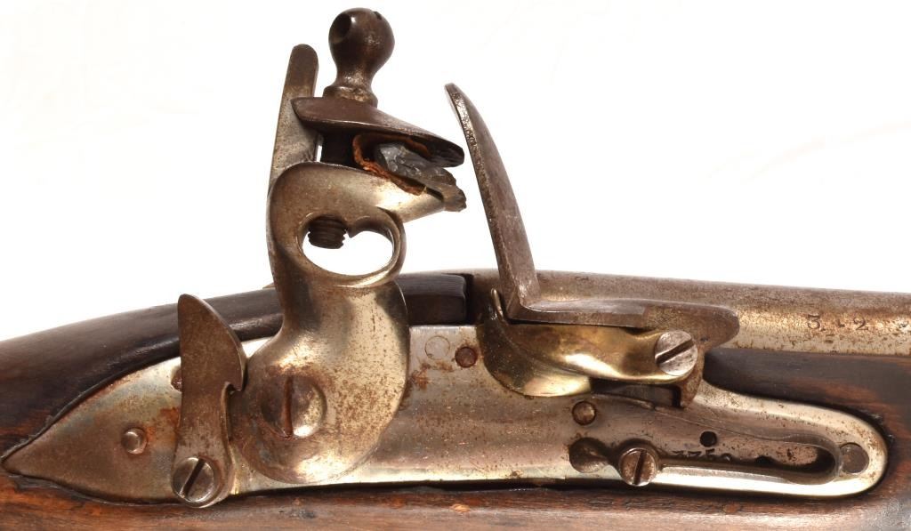 Early 1800s Flintlock Trade Gun With Plains Sight