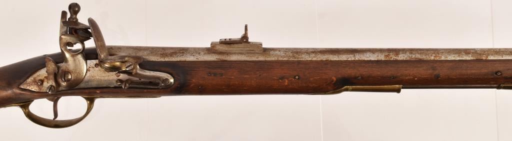 Early 1800s Flintlock Trade Gun With Plains Sight