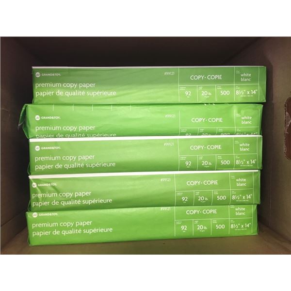 Paper - FOUR Packages of 500 sheets 8.5 " x 14" White Paper