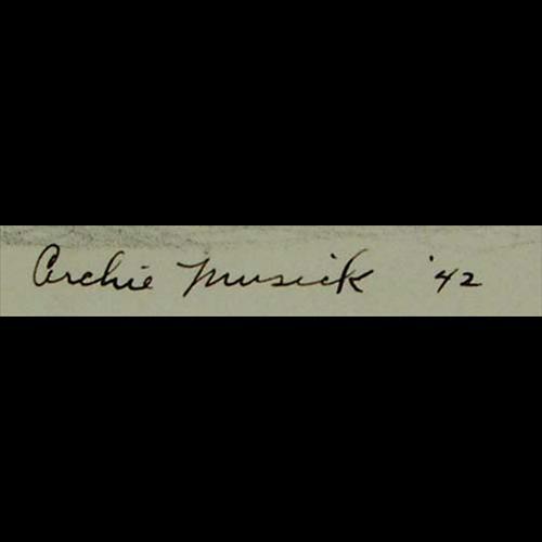 Archie Musick, Lithograph
