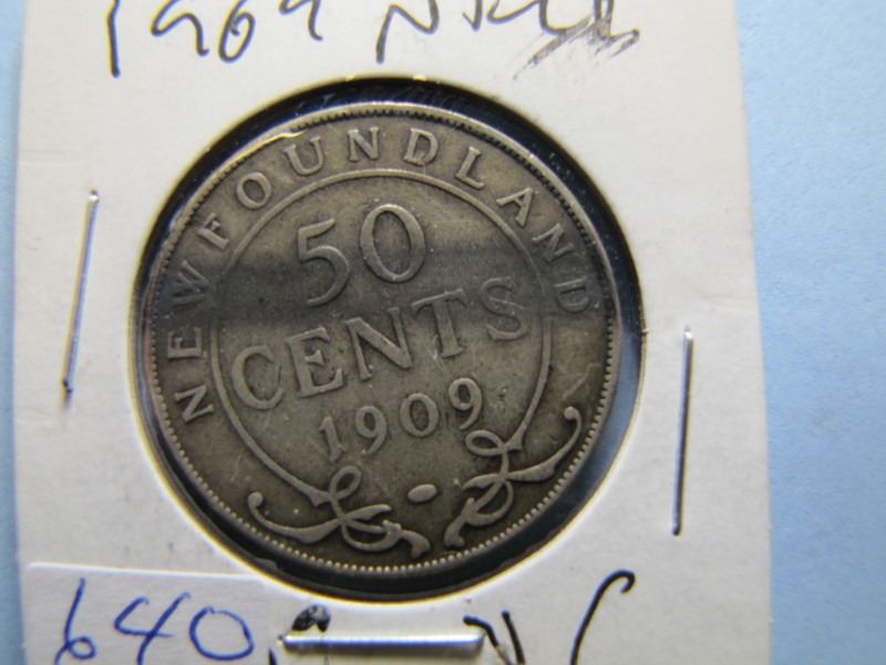 Newfoundland 50 cents 1909