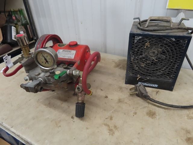Magikist Mdl MH-32C Pressure Pump & Mastercraft Construction Heater w Plug